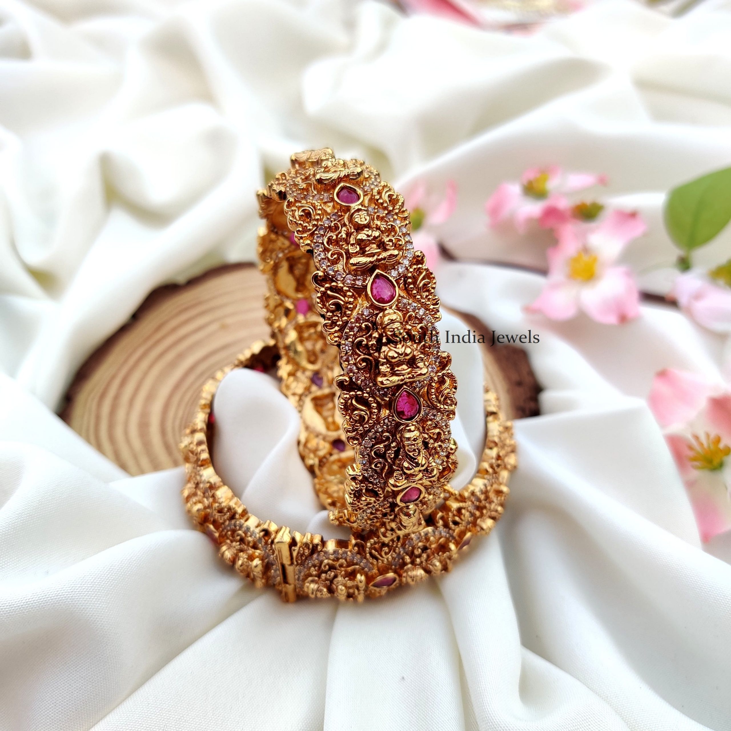 Lakshmi Design Openable Bangles South India Jewels Online Shop